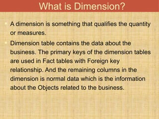 Intro to Data warehousing lecture 13 | PPT