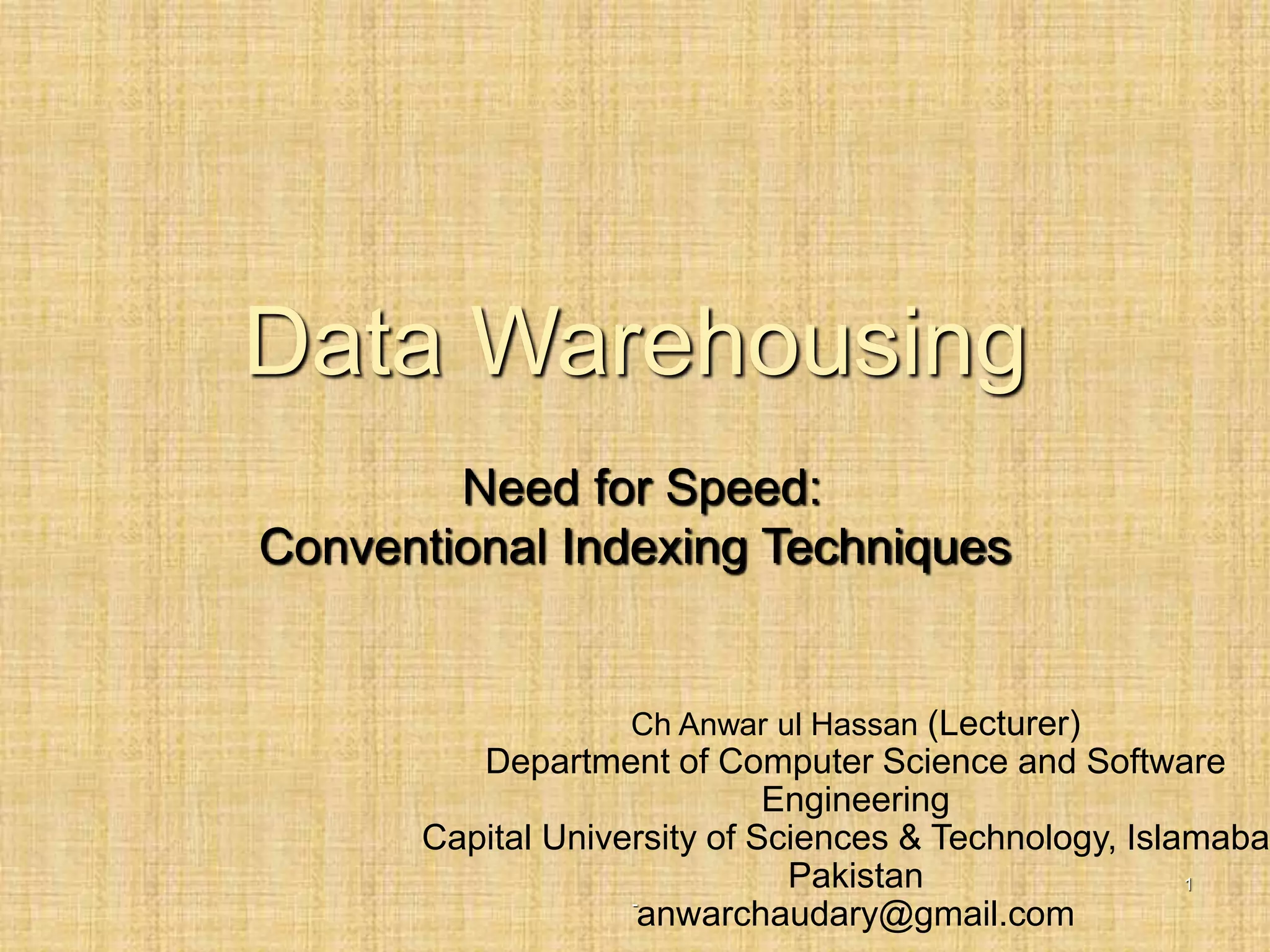 Intro to Data warehousing lecture 14 | PPT