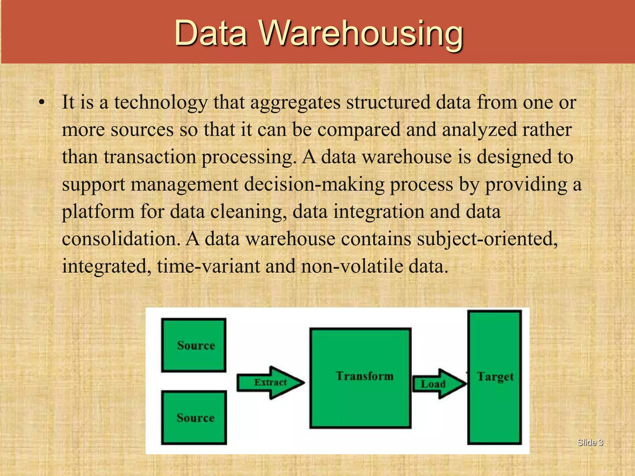 Intro To Data Warehousing Lecture 17 Ppt