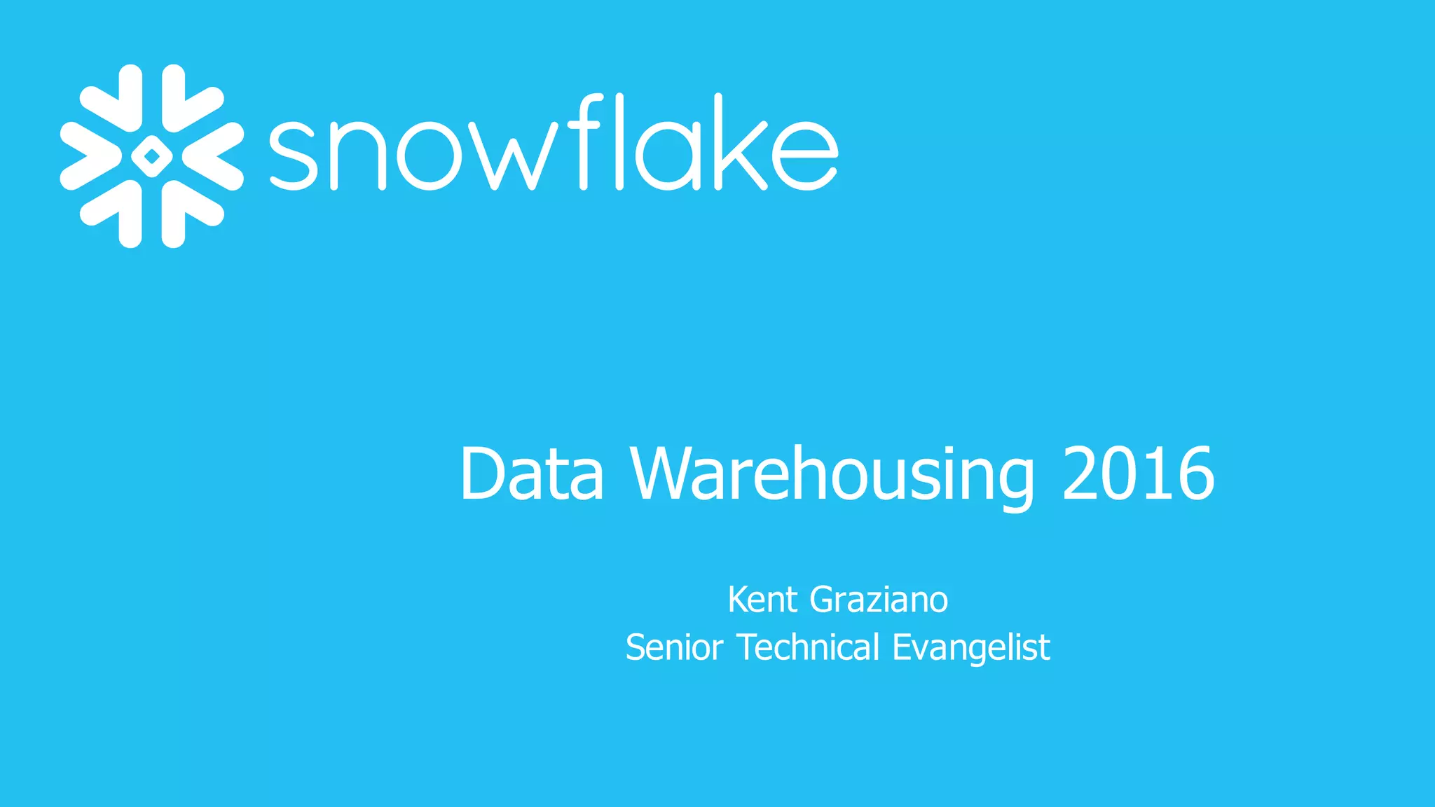 Data Warehousing 2016 | PDF