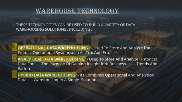 DATA WAREHOUSING 2[1].pptx is about aws. | PPTX