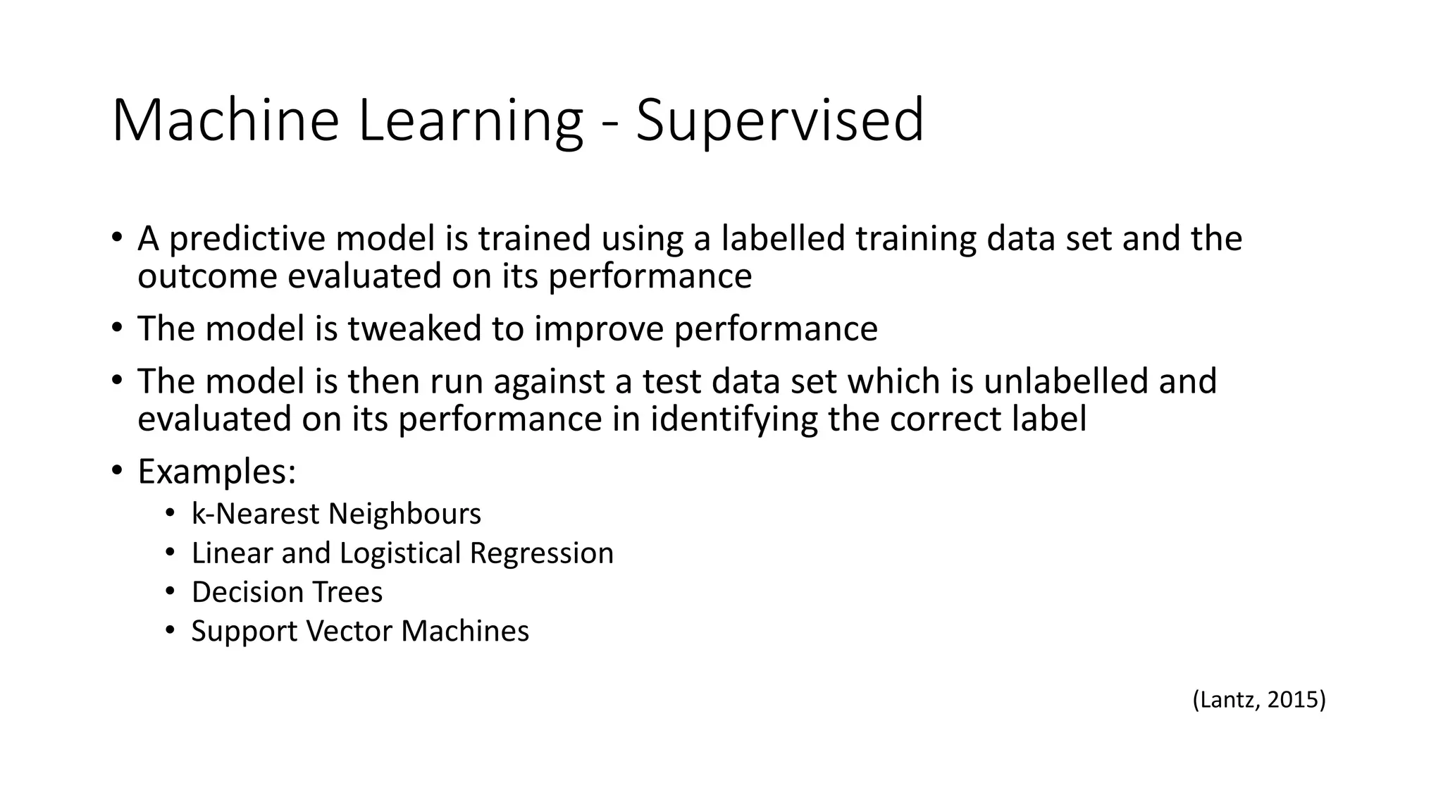 Data warehousing and machine learning primer | PDF