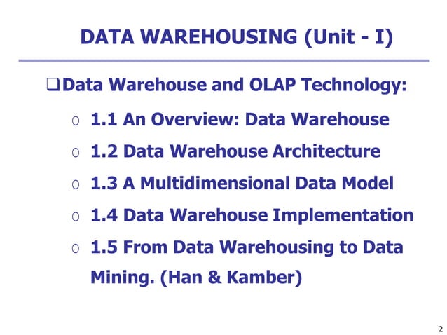Data Warehousing and mining Complete notes.pdf | Databases | Computer ...