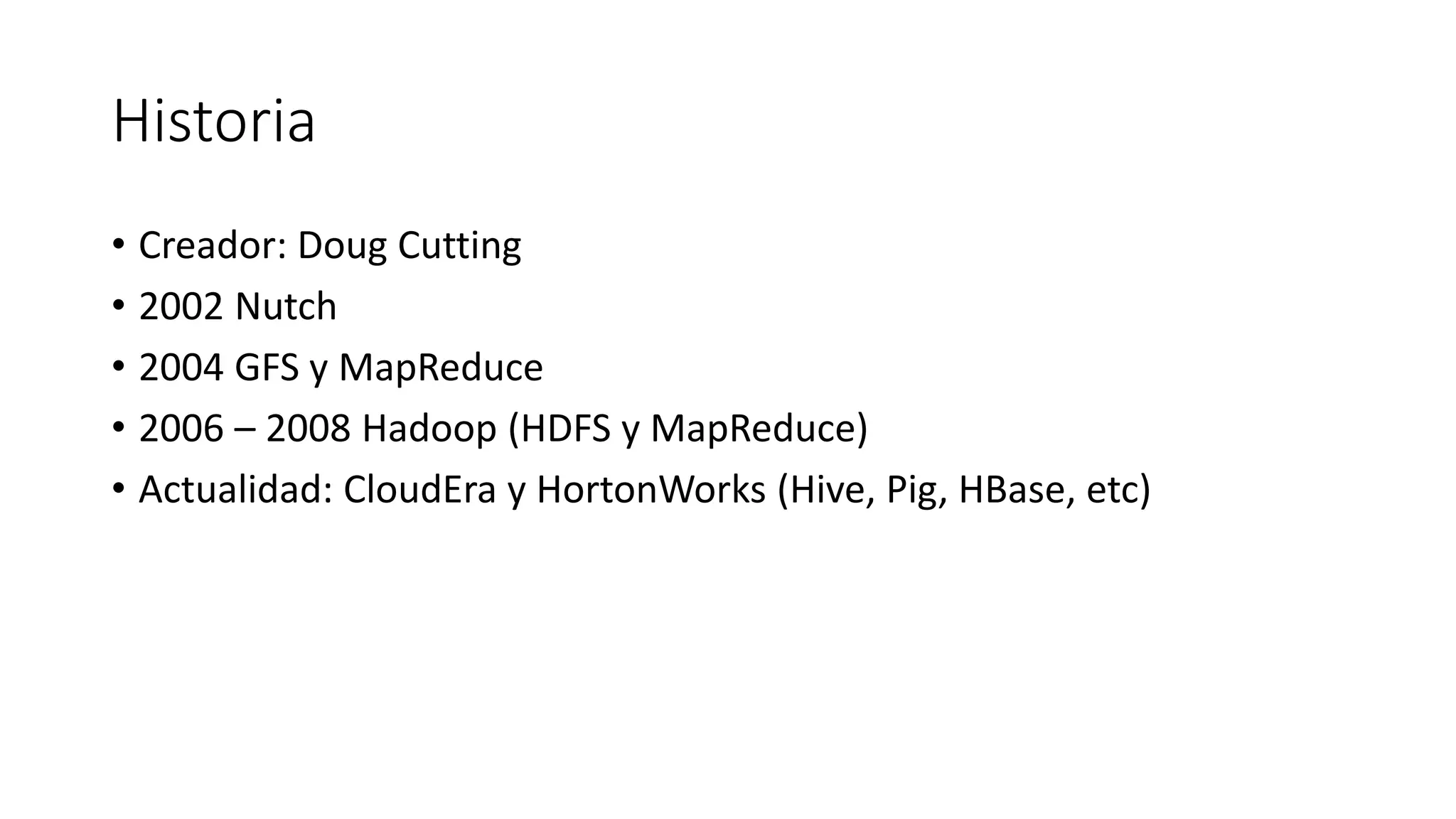 Data warehousing con hadoop y el paradigma map reduce | PPTX