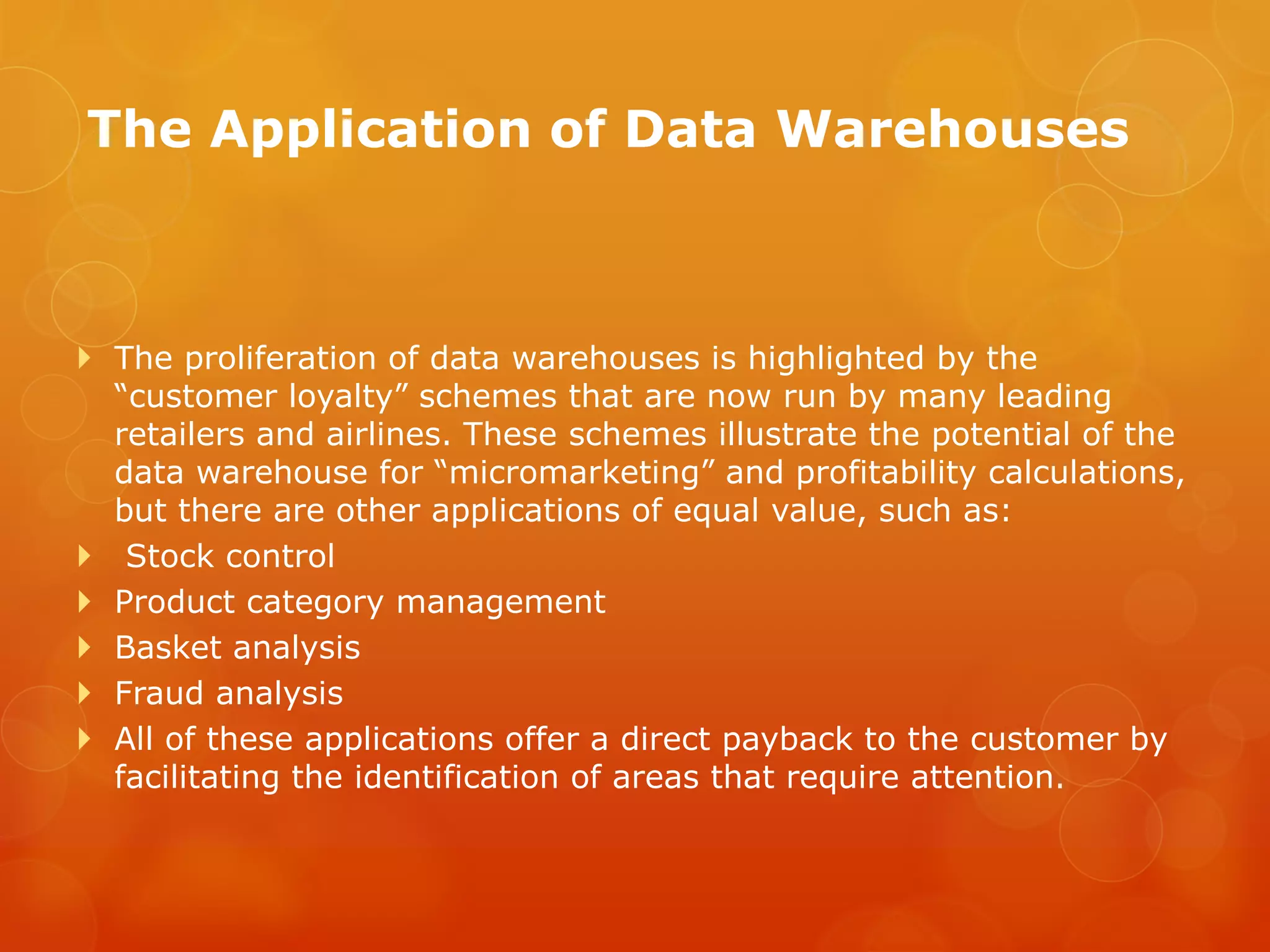 Data Warehousing ppt | PPTX