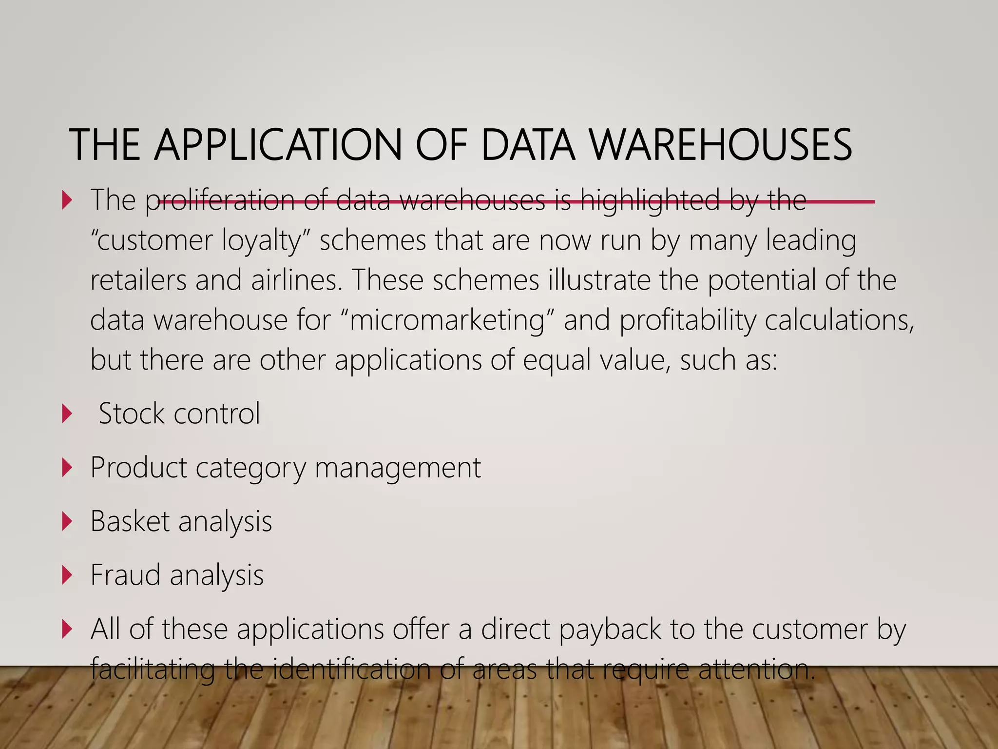 Data warehousing ppt | PPTX