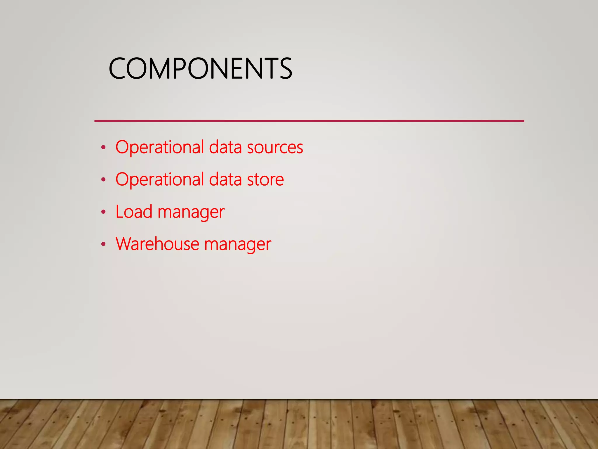 Data warehousing ppt | PPTX