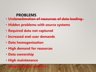 Data warehousing ppt | PPTX