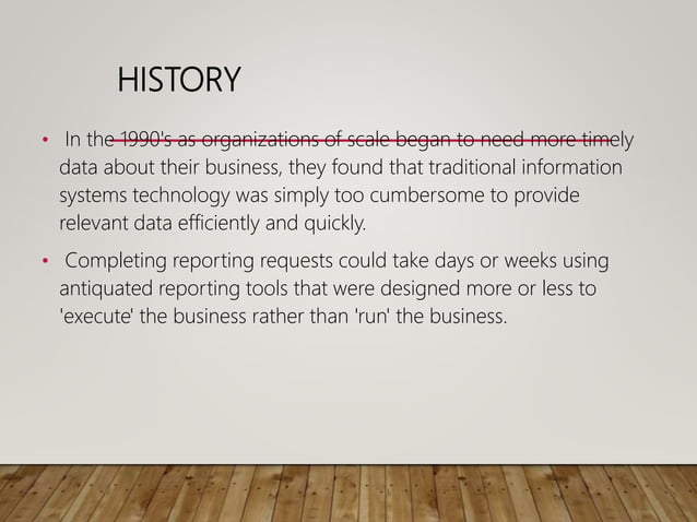 Data warehousing ppt | PPTX