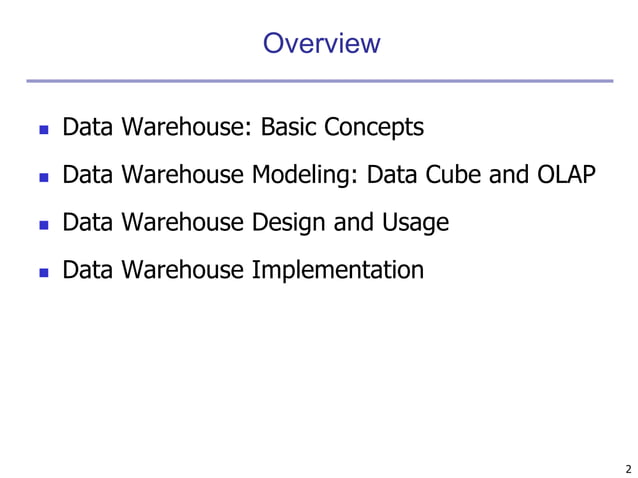 Data warehousing and online analytical processing | PPT | Databases | Computer Software and ...