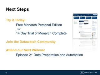 Self-Service Data Preparation with Monarch Complete | PDF