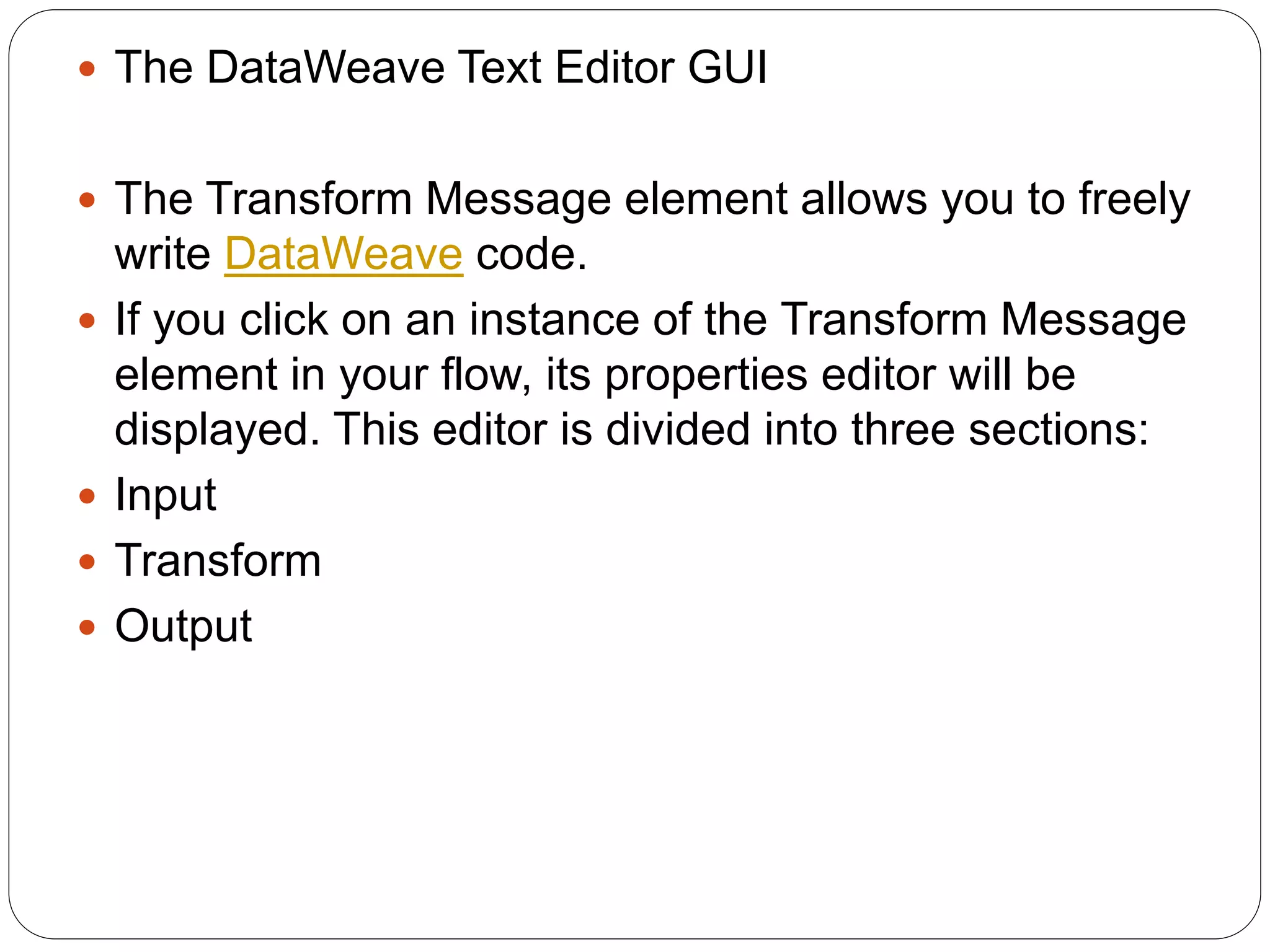 Dataweave 160103180124 | PPT