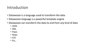 Dataweave | PPT