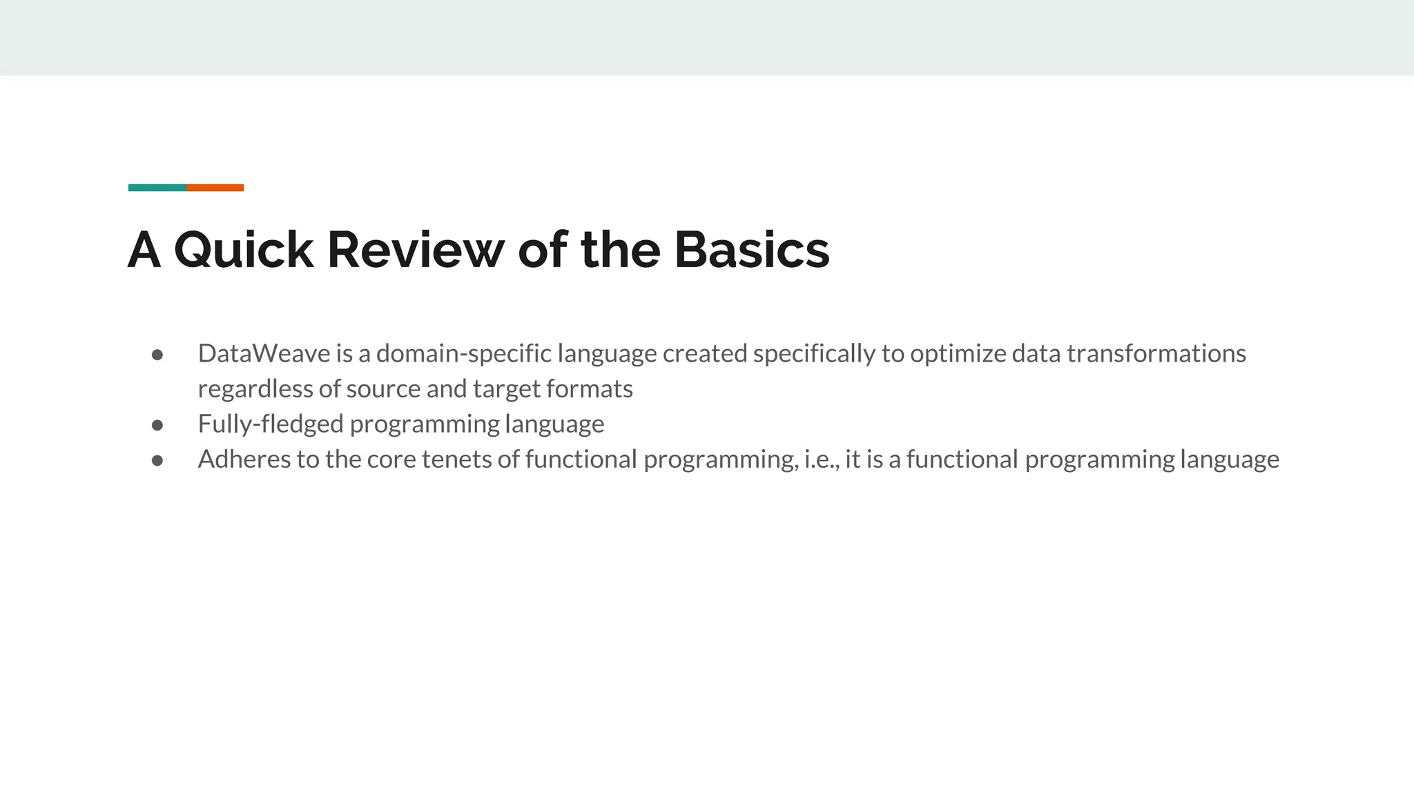 Data Weave 20 Advanced Recursion Pattern Matching Ppt