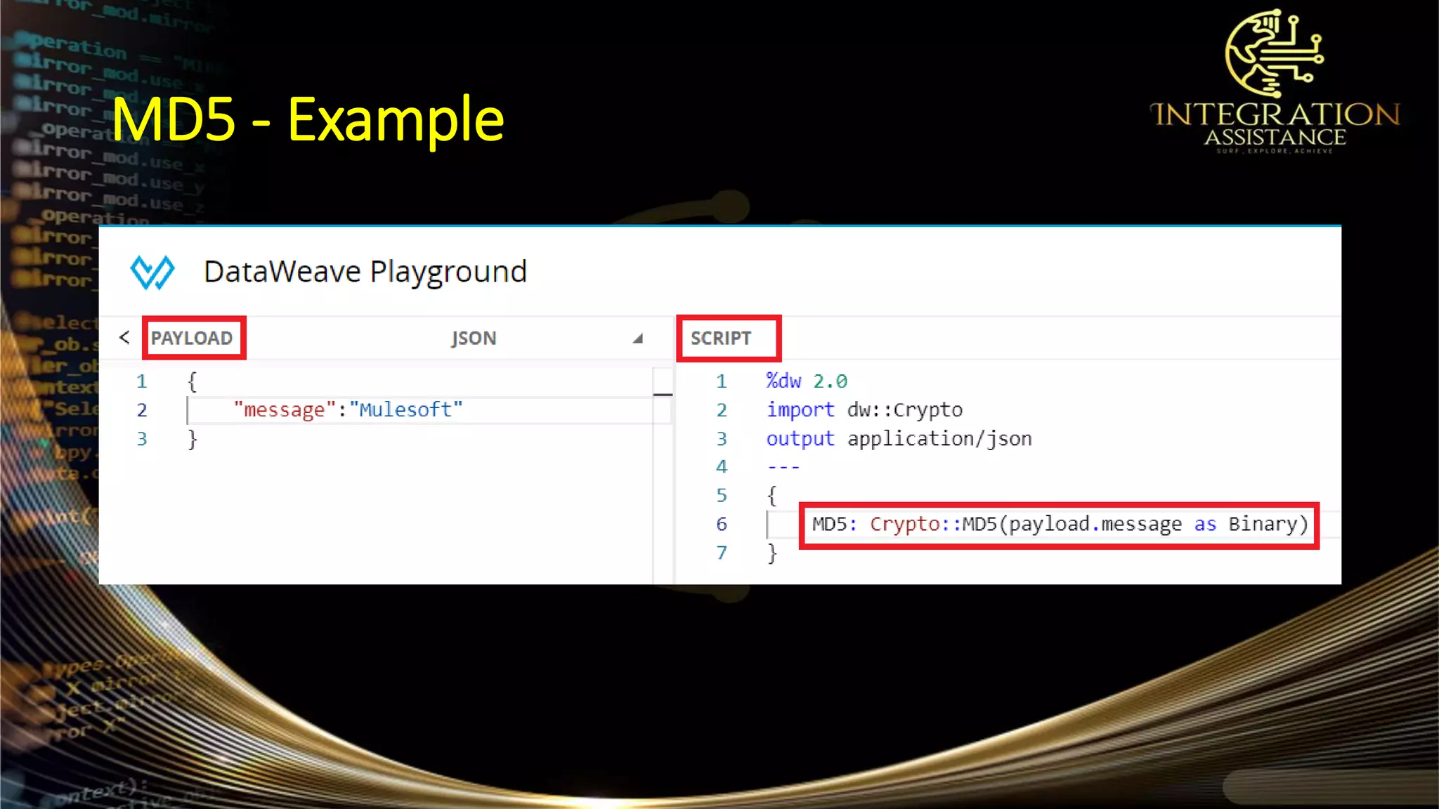 Dataweave Cryptography - Mulesoft | PPTX