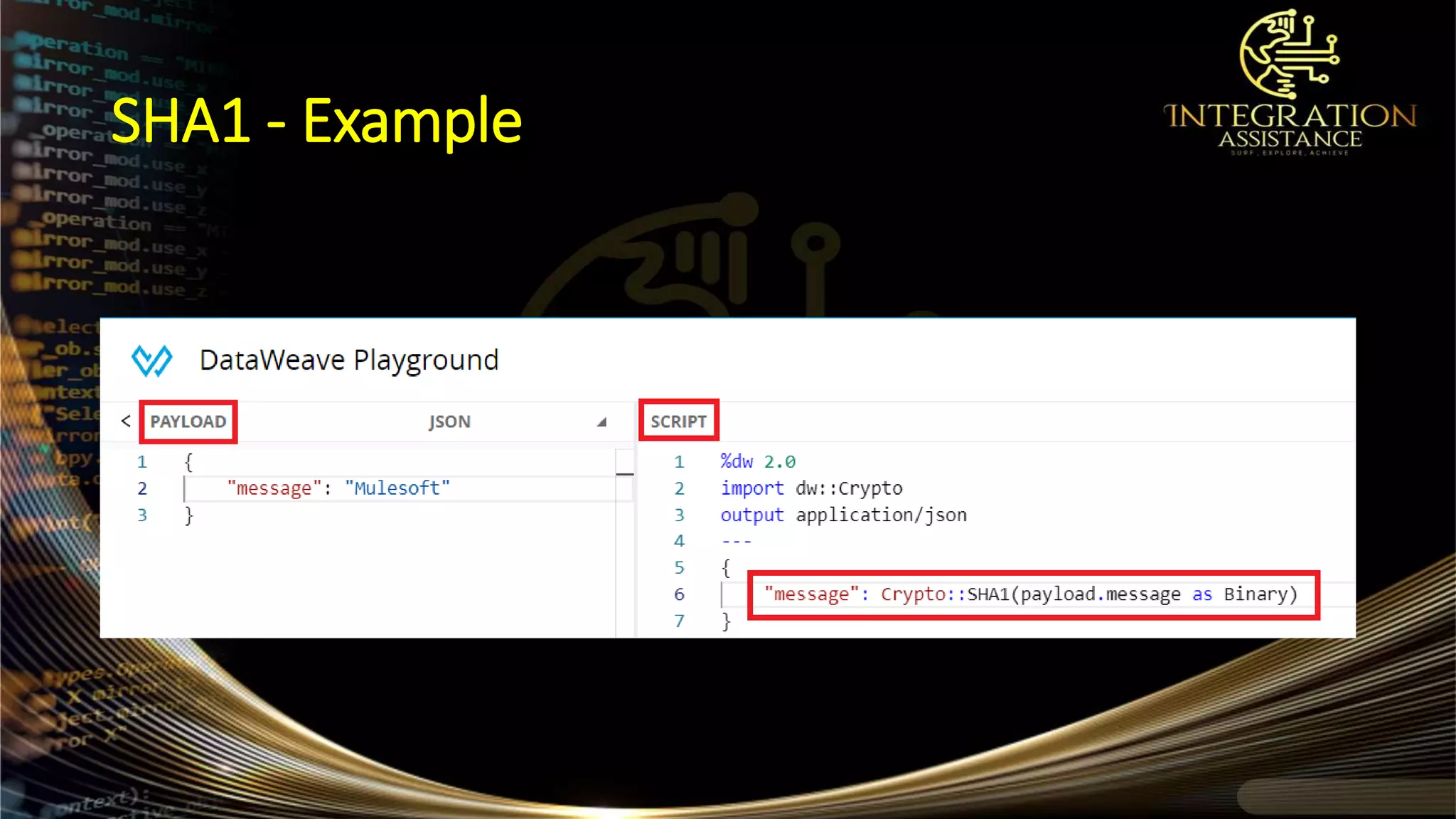 Dataweave Cryptography - Mulesoft | PPTX
