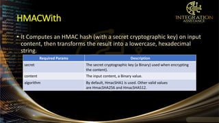 Dataweave Cryptography - Mulesoft | PPT