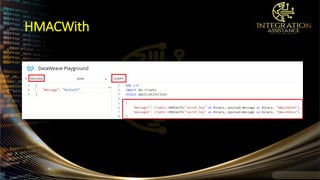Dataweave Cryptography - Mulesoft | PPT