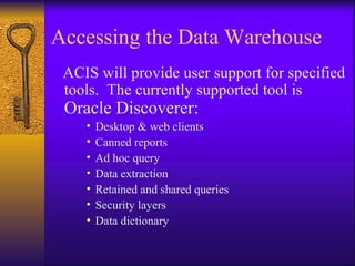Data wharehouse project | PPT | Databases | Computer Software and ...