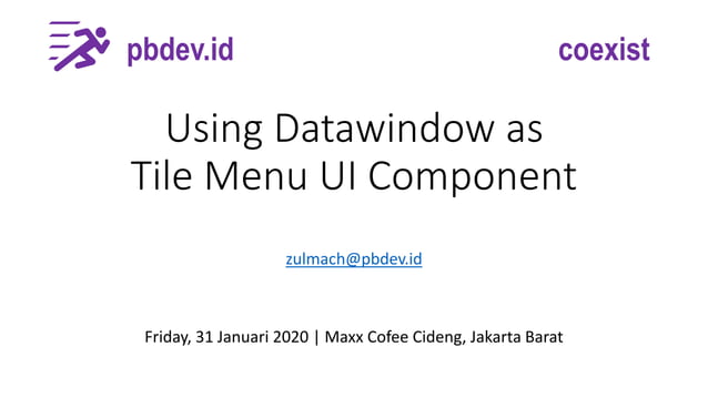 Tile Menu Using Datawindow Object | PPT