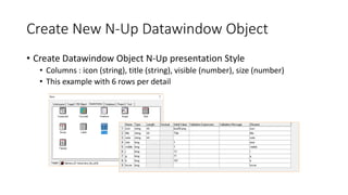 Tile Menu Using Datawindow Object | PPT