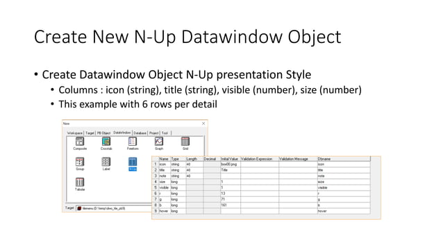 Tile Menu Using Datawindow Object | PPT