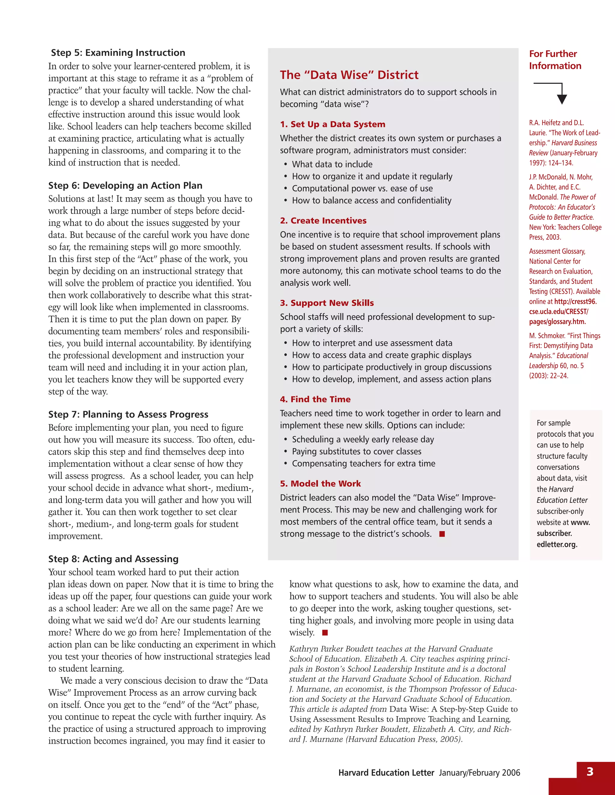 Data Wise Process | PDF