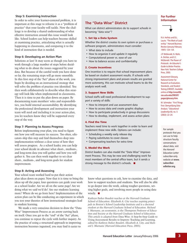 Data Wise Process | PDF