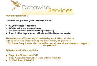 Datawise services | PPT
