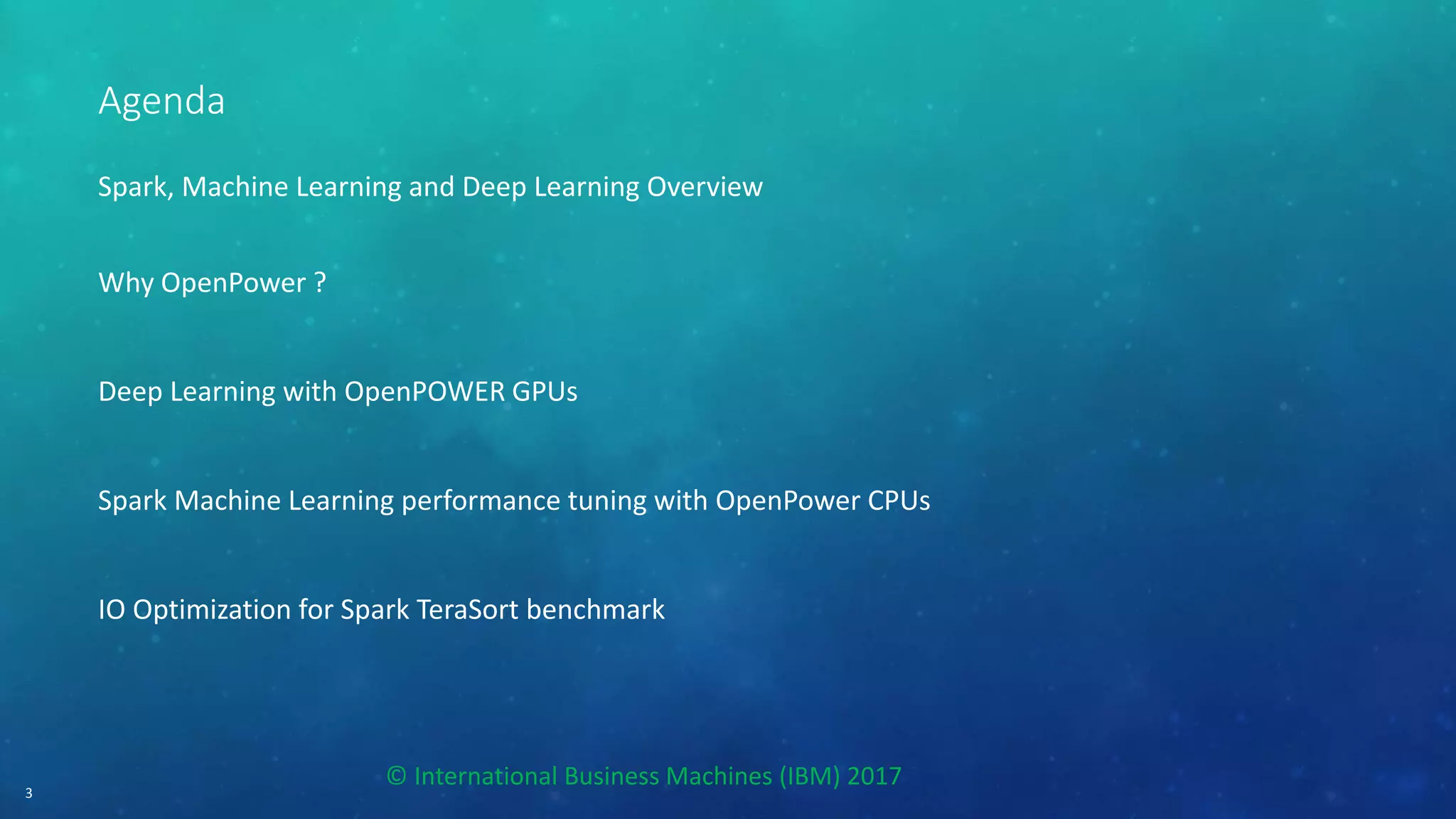 Optimizing Hortonworks Apache Spark machine learning workloads for contemporary Open Platforms | PPT
