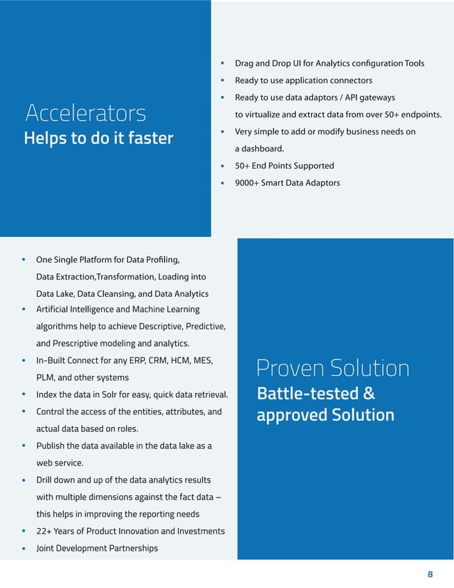 dataZense for Data Analytics unleashed features | PDF