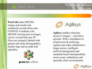 DatCard Agilisys "Adaptive Image eXchange" AIX | PPT