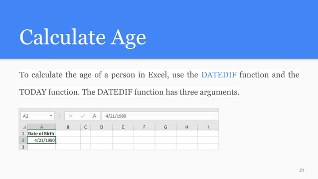 Spreadsheet Date & Time Functions | PDF