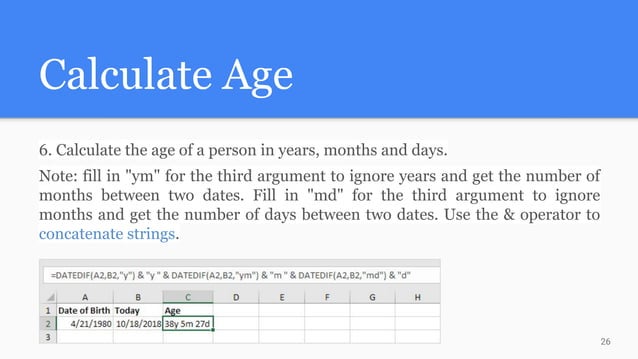 Spreadsheet Date & Time Functions | PDF