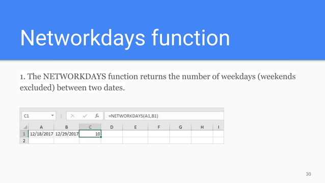 Spreadsheet Date & Time Functions | PDF