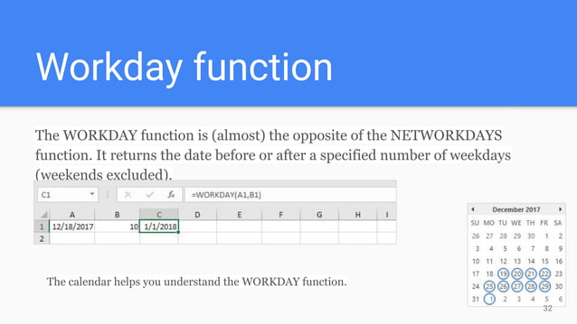 Spreadsheet Date & Time Functions | PDF