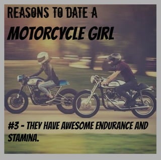 Biker life Dating Secrets and why you need a motorcycle lady in your ...