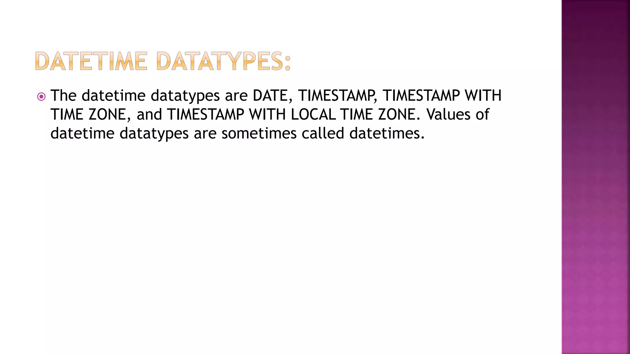 Date And Time Functions Pptx