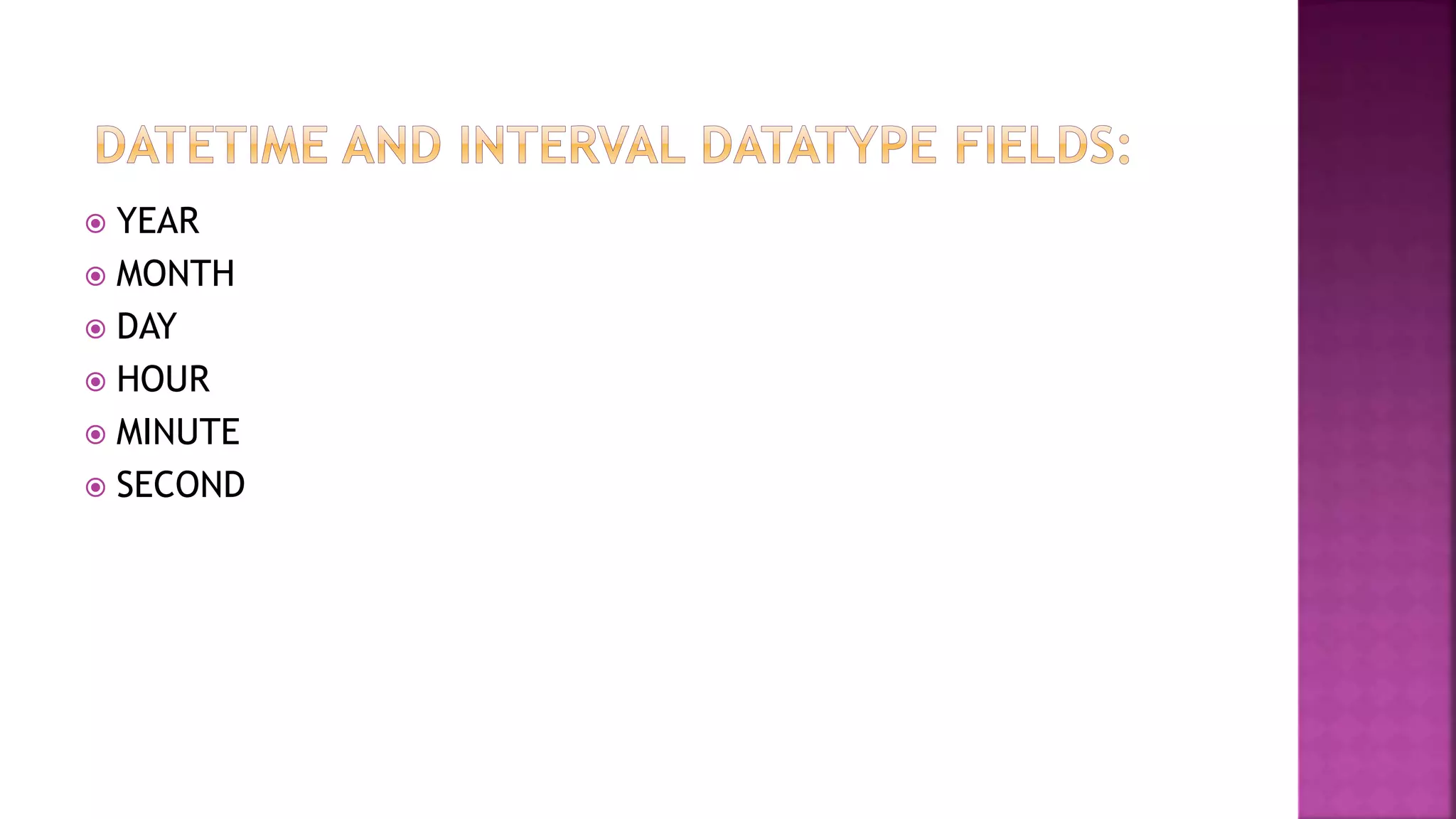 Date and Time FUNCTIONS | PPTX