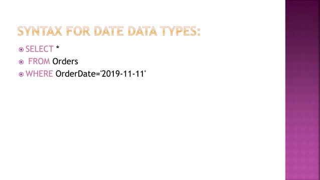 Date and Time FUNCTIONS | PPTX