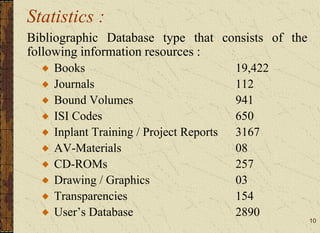 Database System: A Case Study of A.T.E.C Central Library | PPT