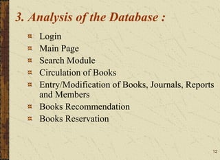 Database System: A Case Study of A.T.E.C Central Library | PPT