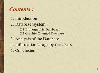 Database System: A Case Study of A.T.E.C Central Library | PPT
