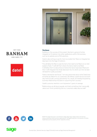 Banham Security - Connecting Sage X3 to Sage CRM | PDF | Business ...