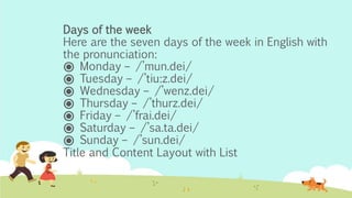 Date, month, year | PPT