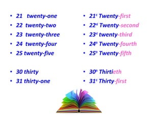 Dates and-ordinals-1232554744136020-1 | PPT