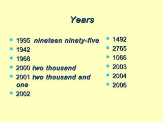 Dates and-ordinals- | PPT