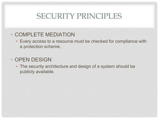 Date security security principles | PPTX