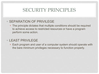 Date security security principles | PPTX