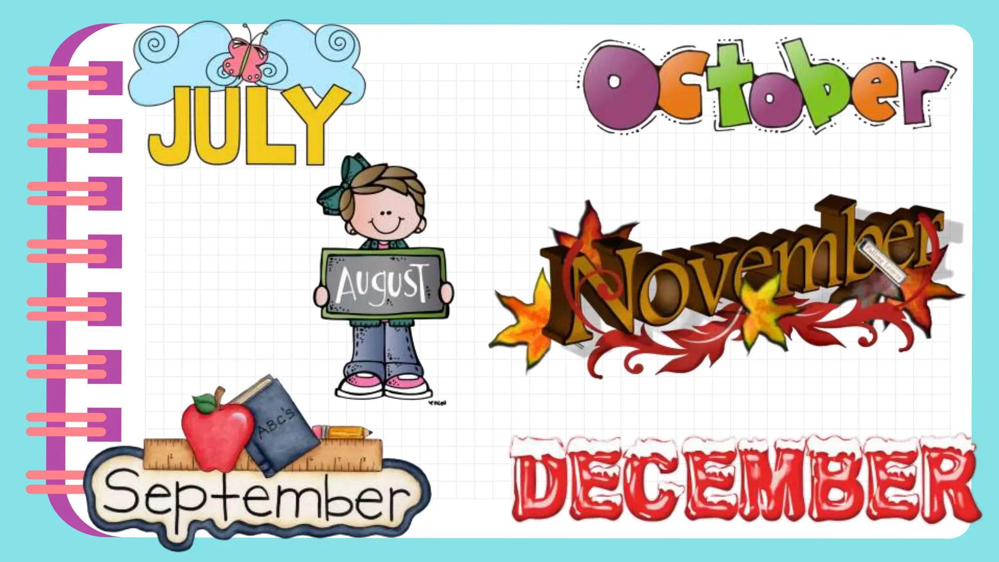 Dates & Numbers- Learn Cardinal Ordinal Numbers/Days of the Week/Months ...
